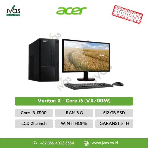 Acer Veriton X - Core i3 (VX/0039) | jvas.co.id