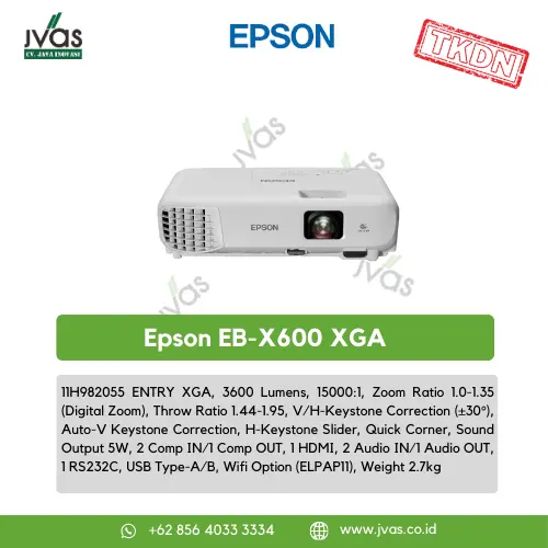 Epson EB-X600 XGA | jvas.co.id