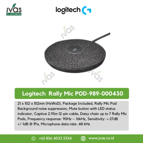 LOGITECH RALLY MIC POD-989-000430 | jvas.co.id