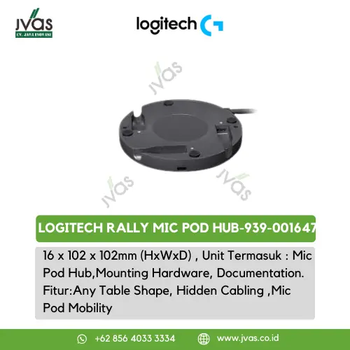 LOGITECH RALLY MIC POD HUB-939-001647 | jvas.co.id