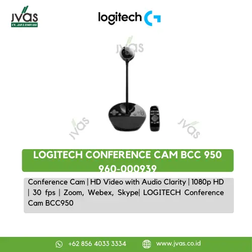 LOGITECH CONFERENCE CAM BCC 950 960-000939 | jvas.co.id