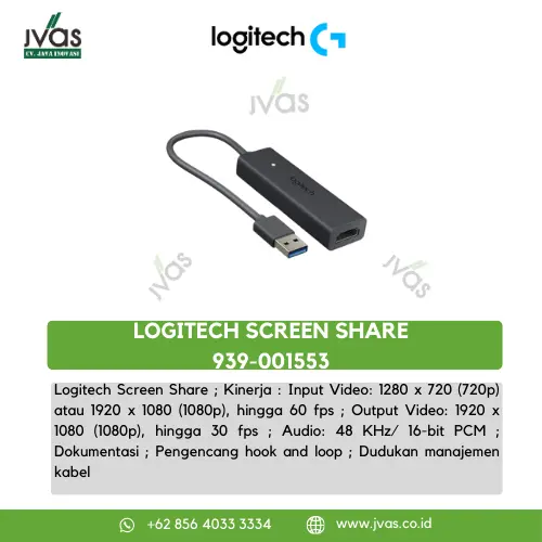 LOGITECH SCREEN SHARE-939-001553 | jvas.co.id