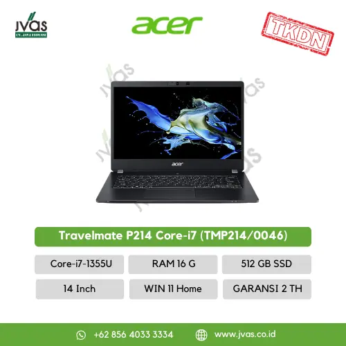 Acer Travelmate P214 Core-i7 (TMP214/0046) | jvas.co.id